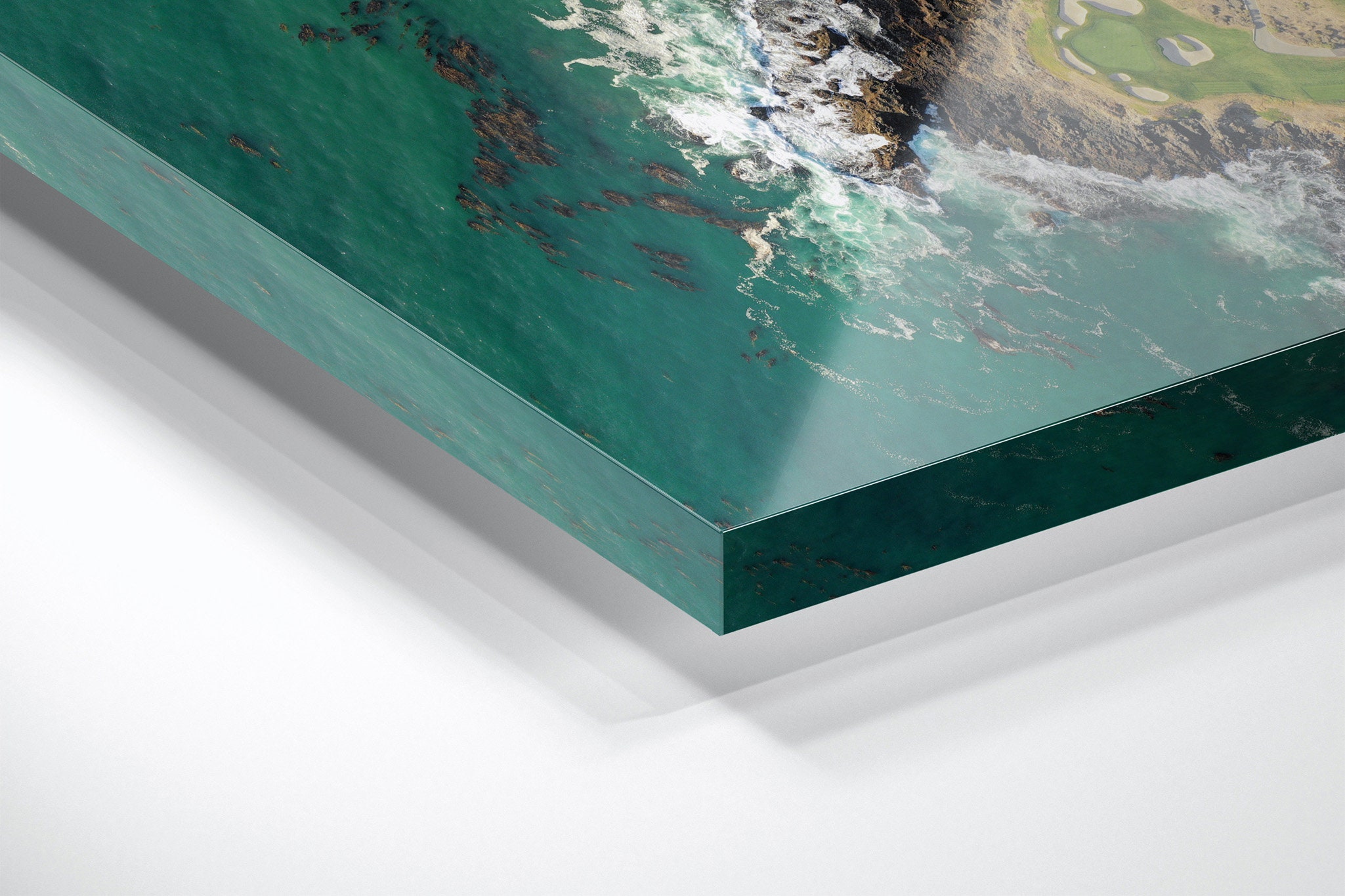 Pebble Beach Golf Course Wall Art Decor - HD Metal, Acrylic, Framed Art ...