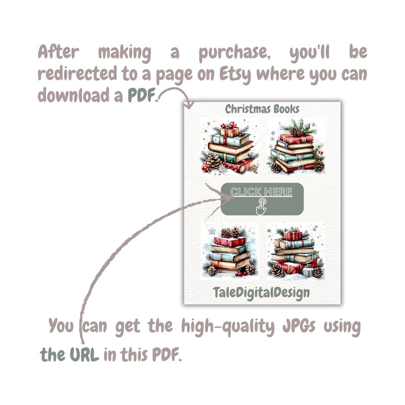 Christmas Book Clipart Xmas Gift Snowflake Pine Cone Holly Berry High ...