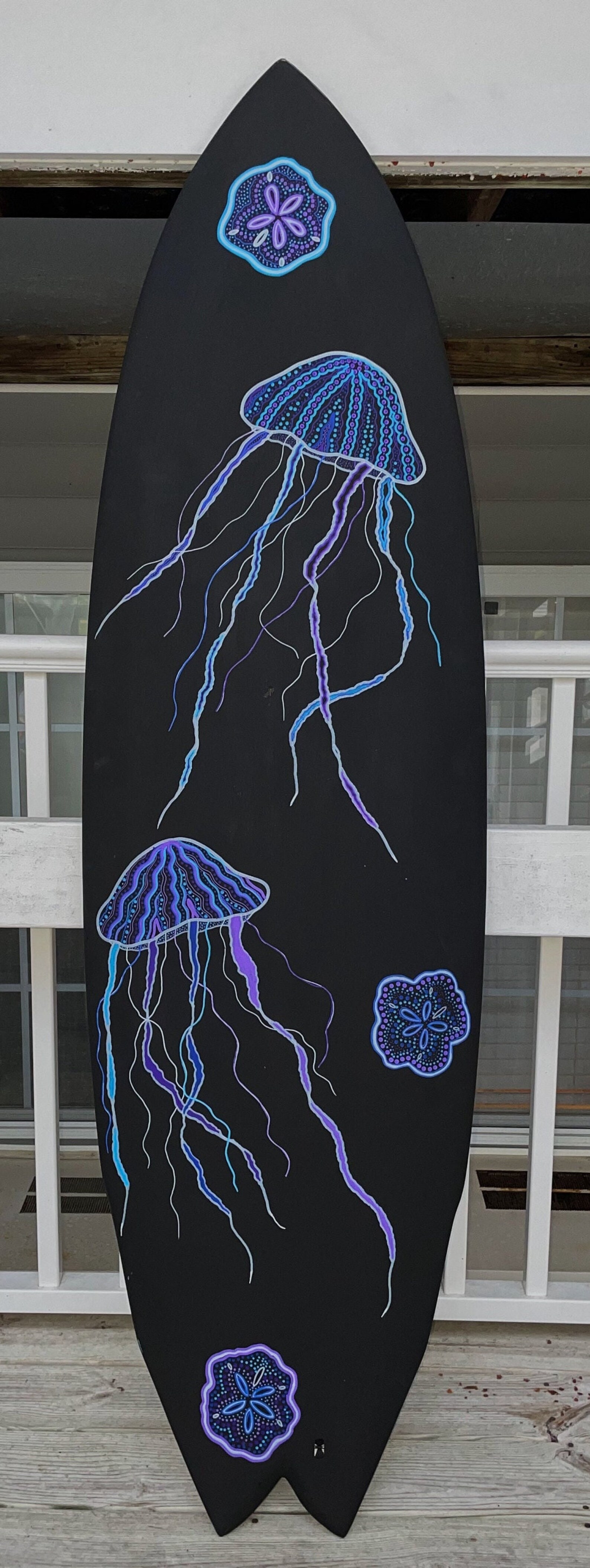 Jellyfish Surfboard Art - Etsy