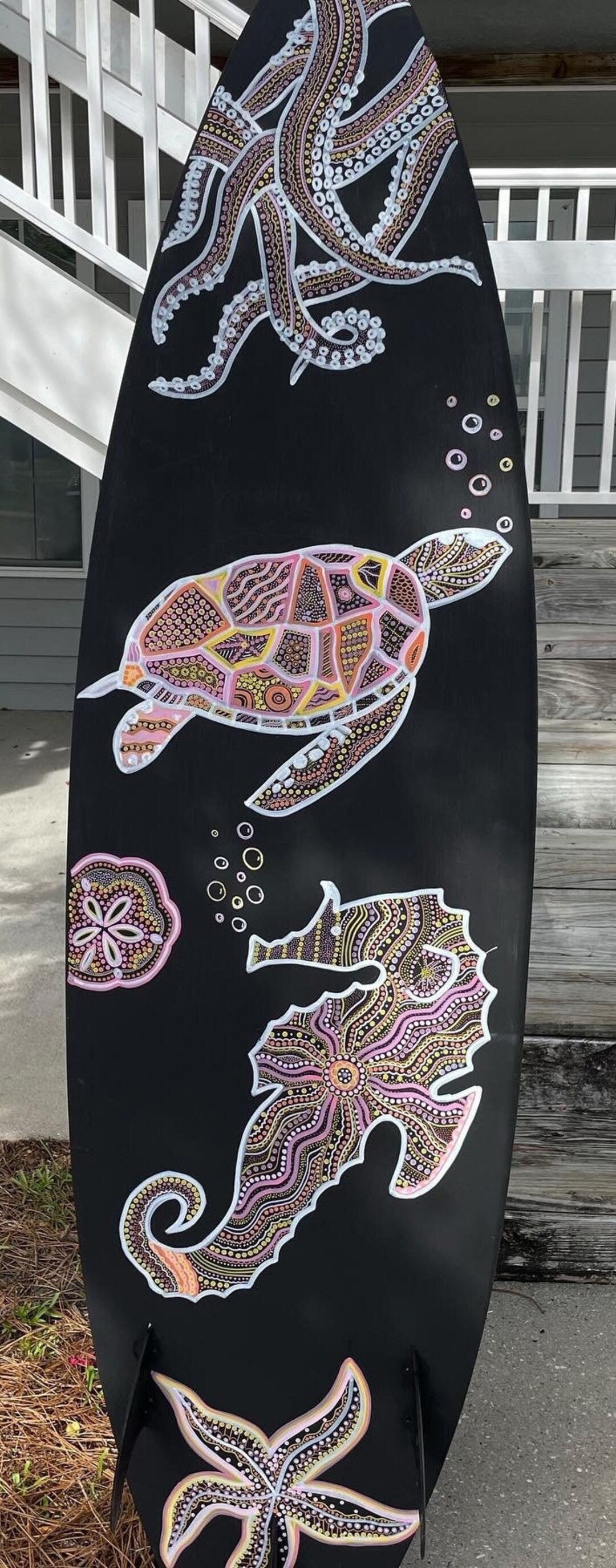 Sea Animal Surfboard Art - Etsy