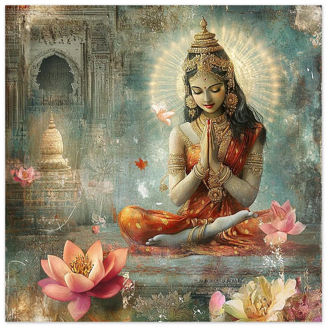 Divine Goddesses Fine Art Poster/ganesha & Hindu Mysticism/ Ideal for ...
