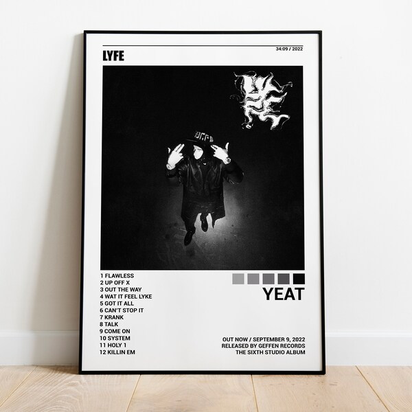 Yeat up 2 Me Album Poster - Etsy