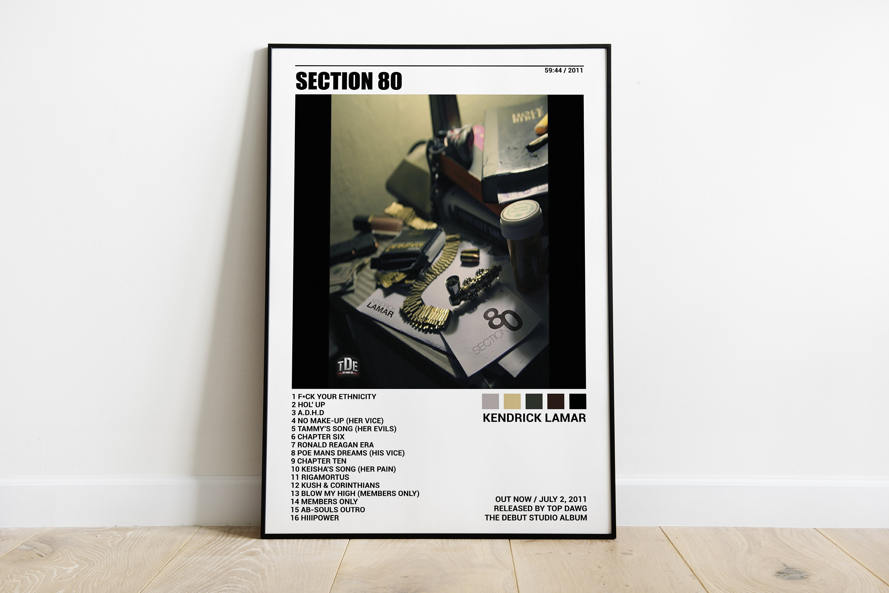 Kendrick Lamar Section 80 Album Cover