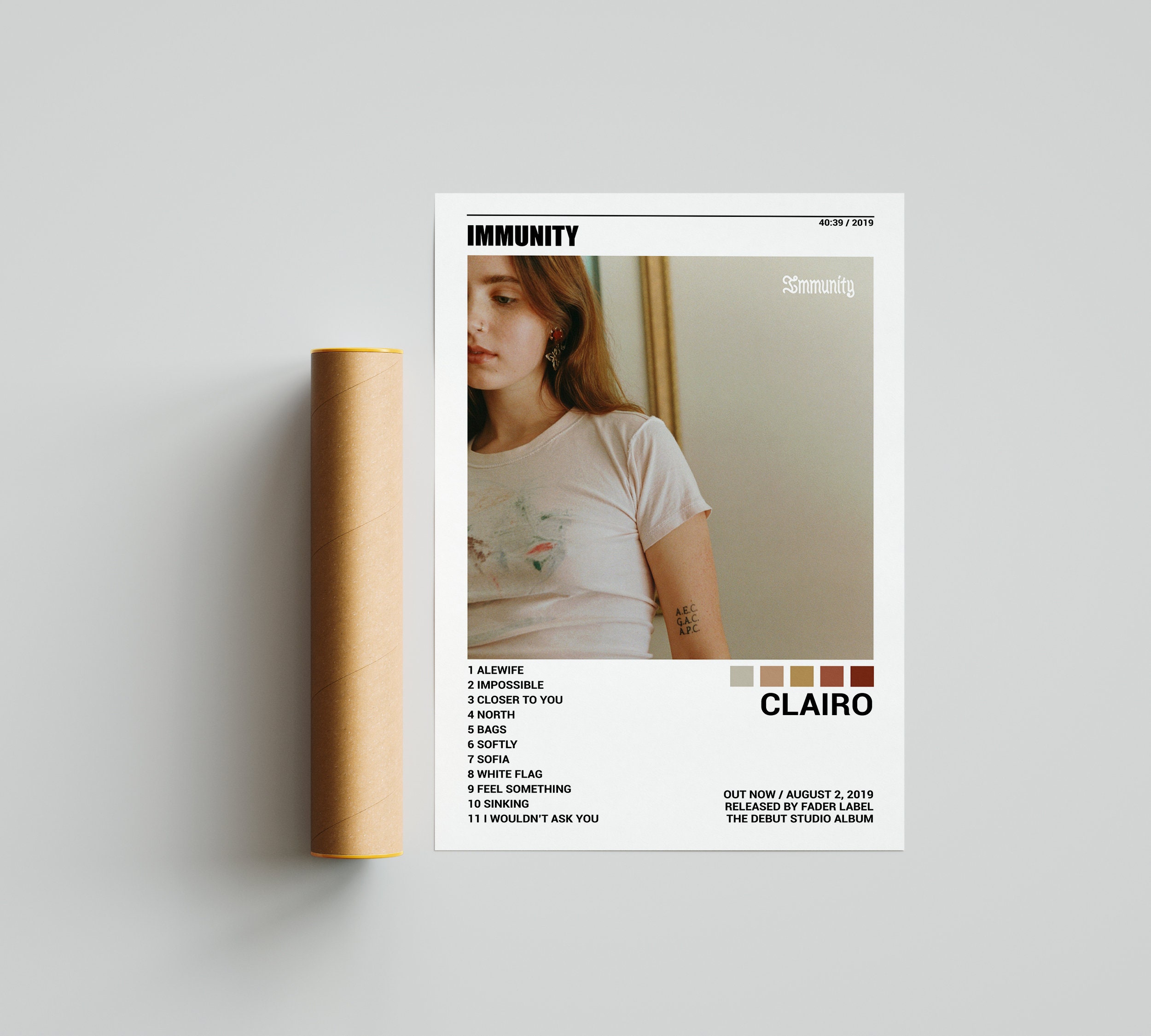 Clairo Posters, Immunity Poster, Album Cover Poster sold by Irfan ...