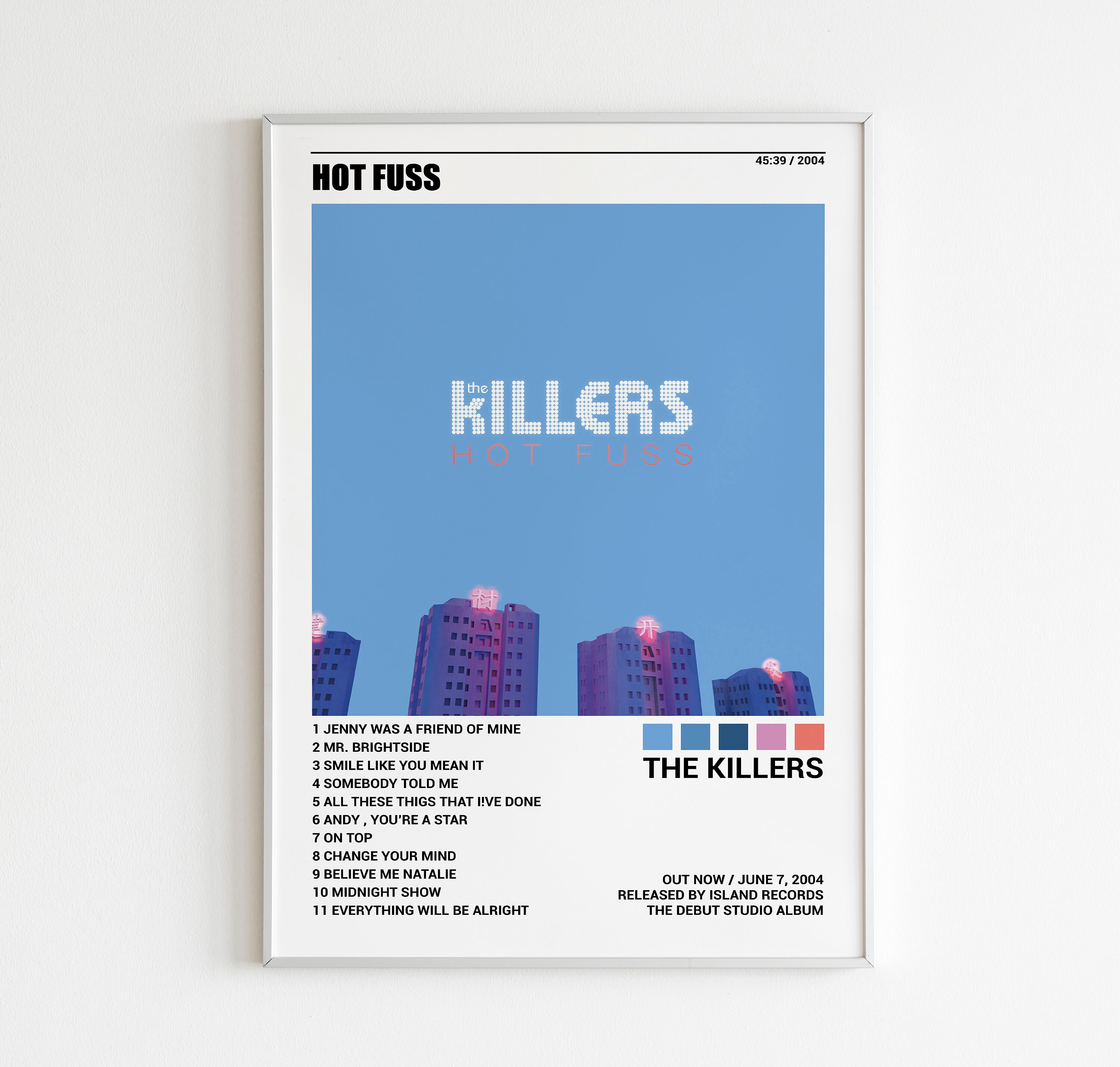 The Killers Posters, Hot Fuss Poster sold by Charles Anderson | SKU ...