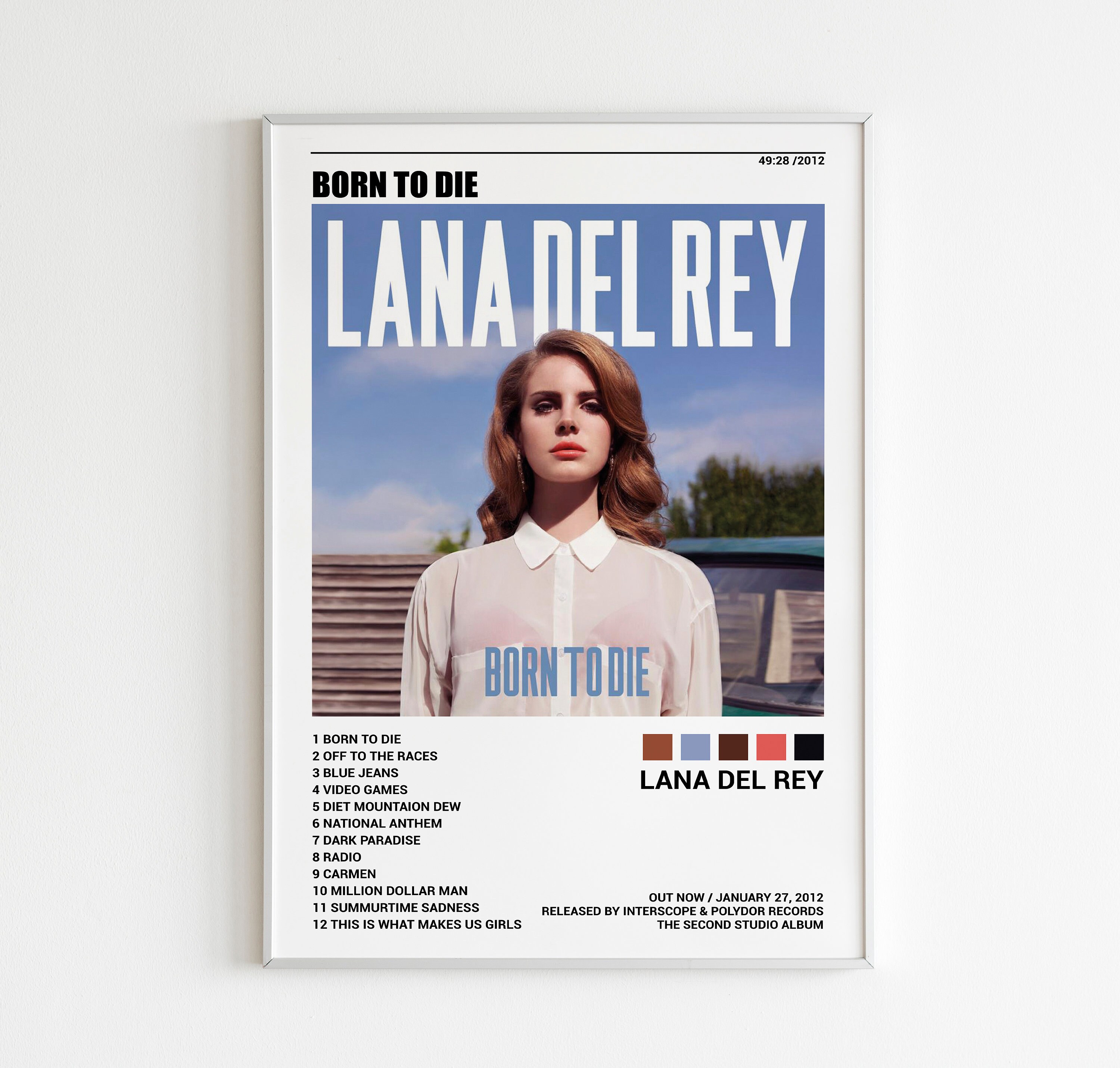 Born To Die Deluxe Album Cover