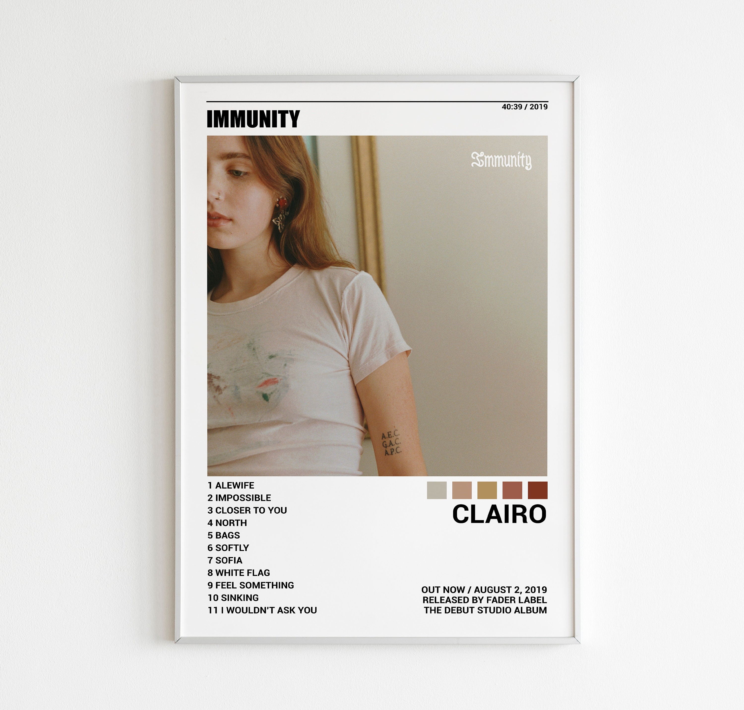 Clairo Posters, Immunity Poster, Album Cover Poster sold by Irfan ...