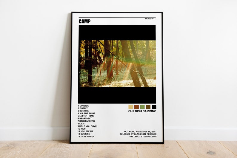 Childish Gambino Posters Camp Poster Album Cover Poster - Etsy