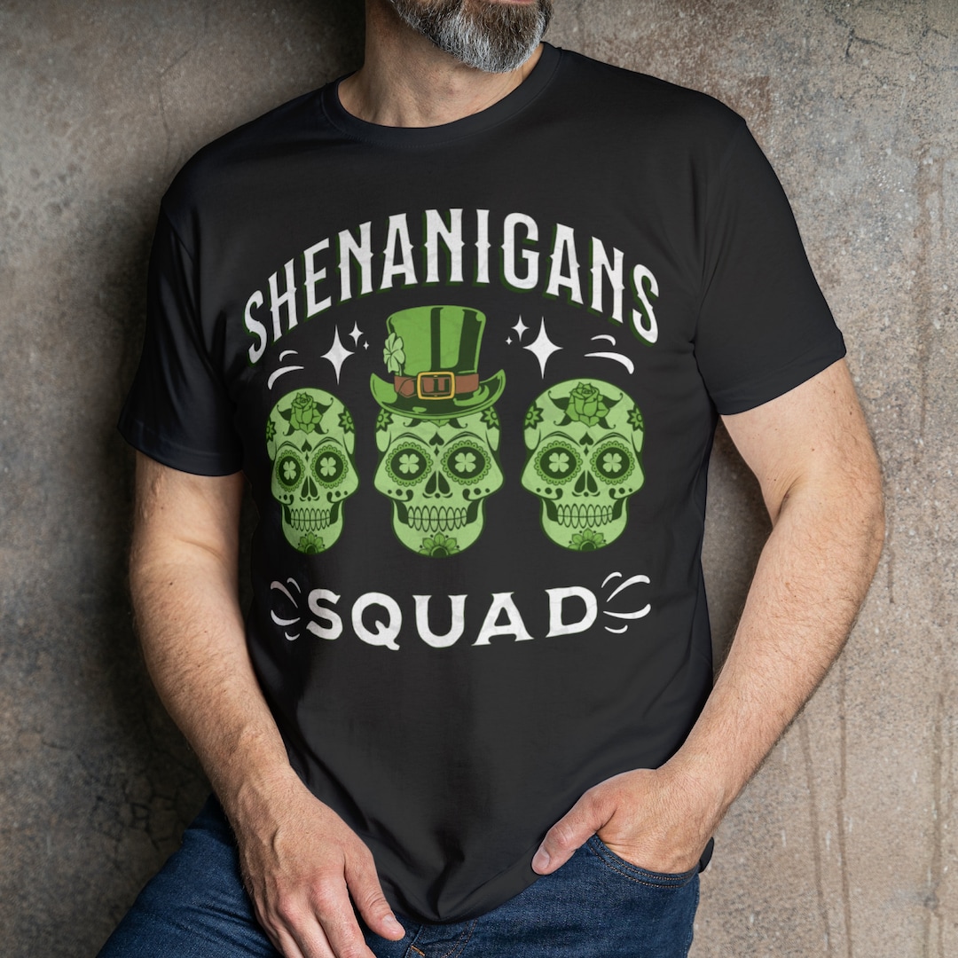 Shenanigans Squad T-shirt Shenanigans Squad T-shirt St Patricks Day T ...