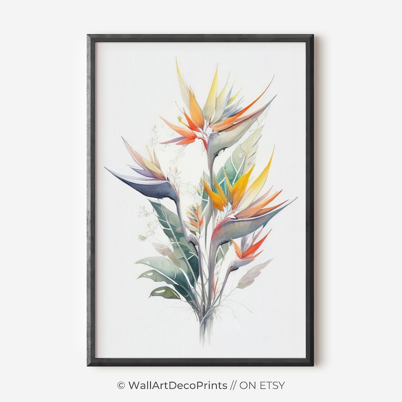 Strelitzia Art - Etsy
