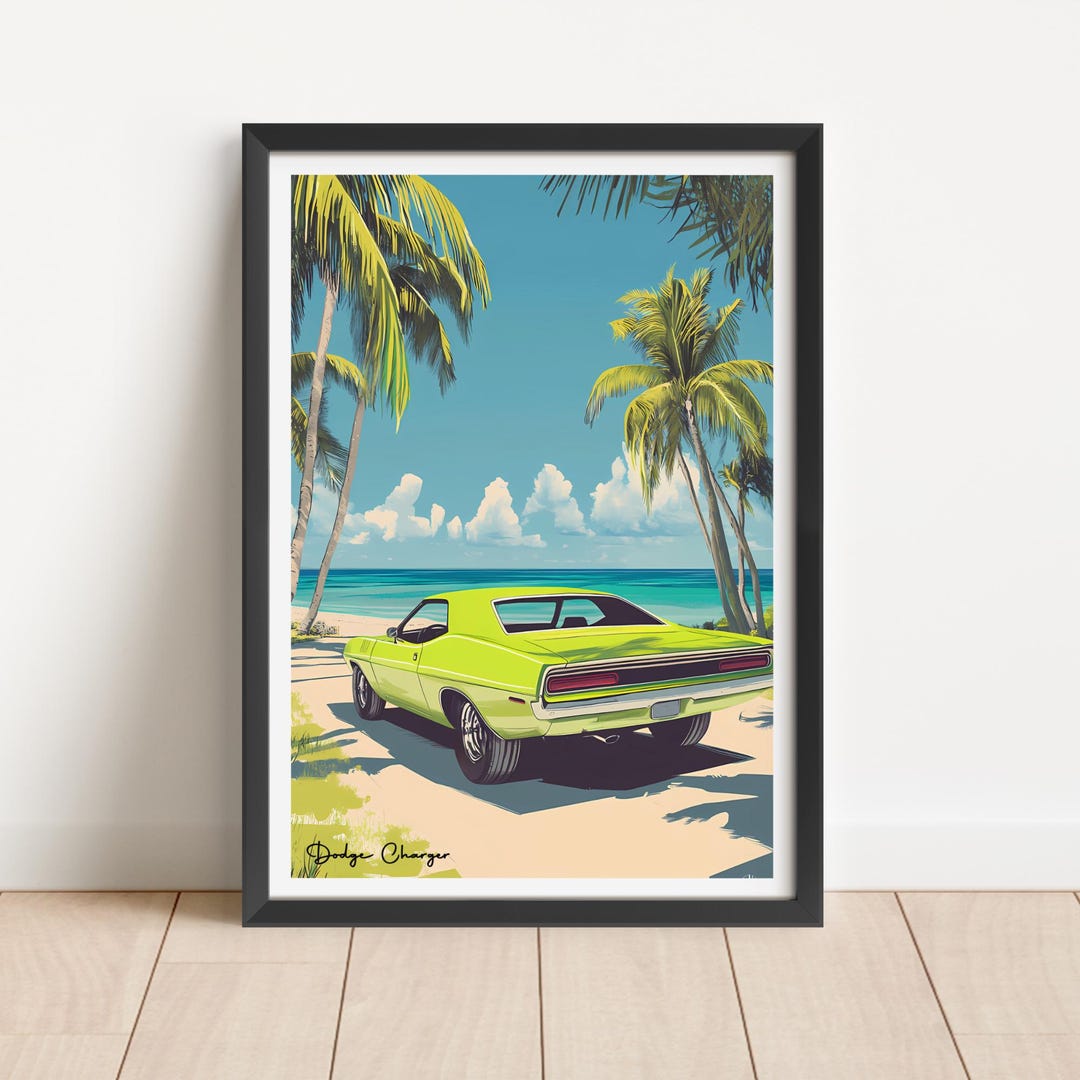 Dodge Poster | Dodge Art Print | Dodge Print Charger - Etsy
