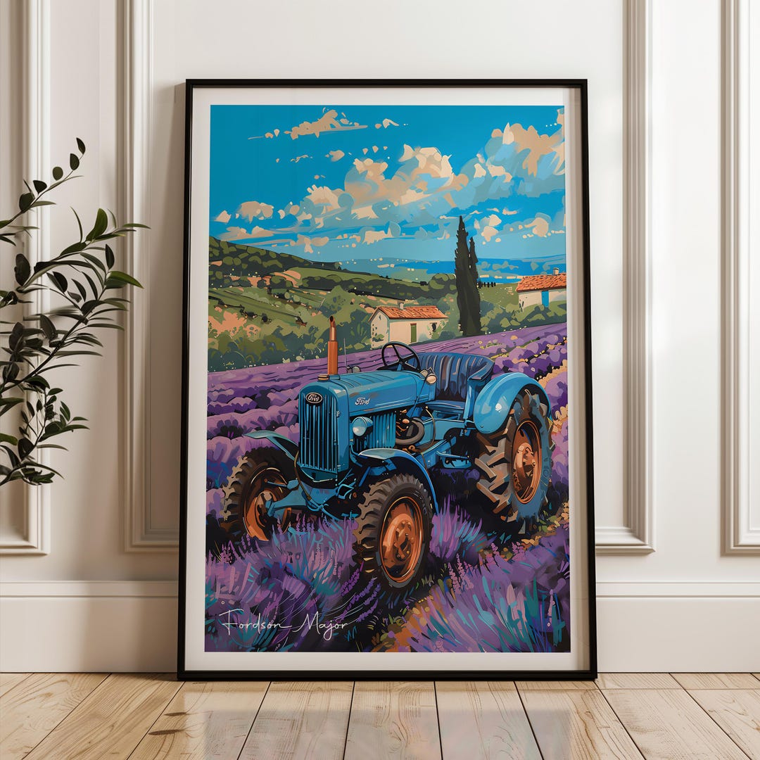 Fordson Major Tractor Digital Download Farm Art Print Instant Download Wall Art Fordson Major ...