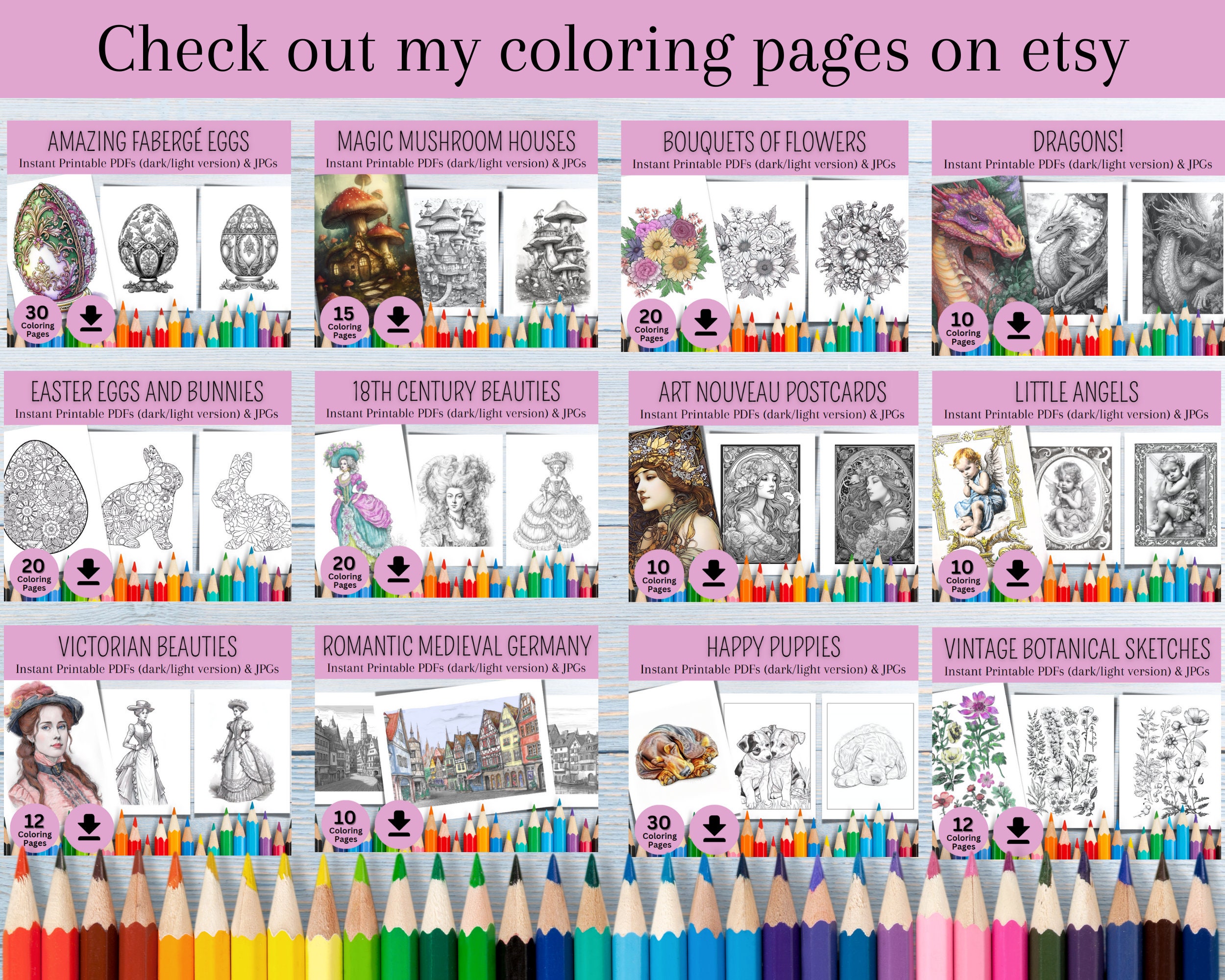 Wedding Cake Coloring Book With 20 Coloring Pages Instant - Etsy