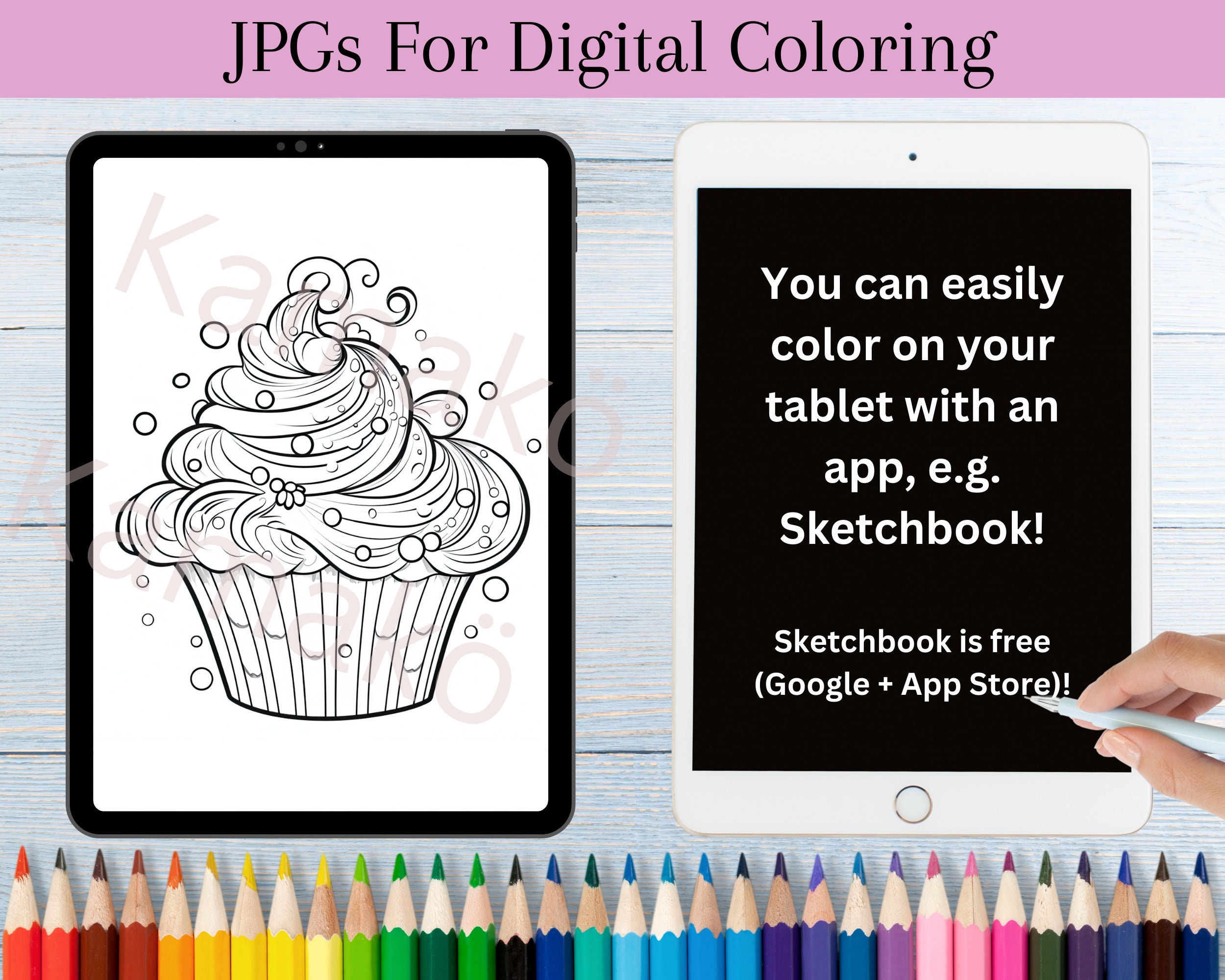 20 Delicious Cupcake Coloring Pages: Sweet Painting Fun for All Ages ...