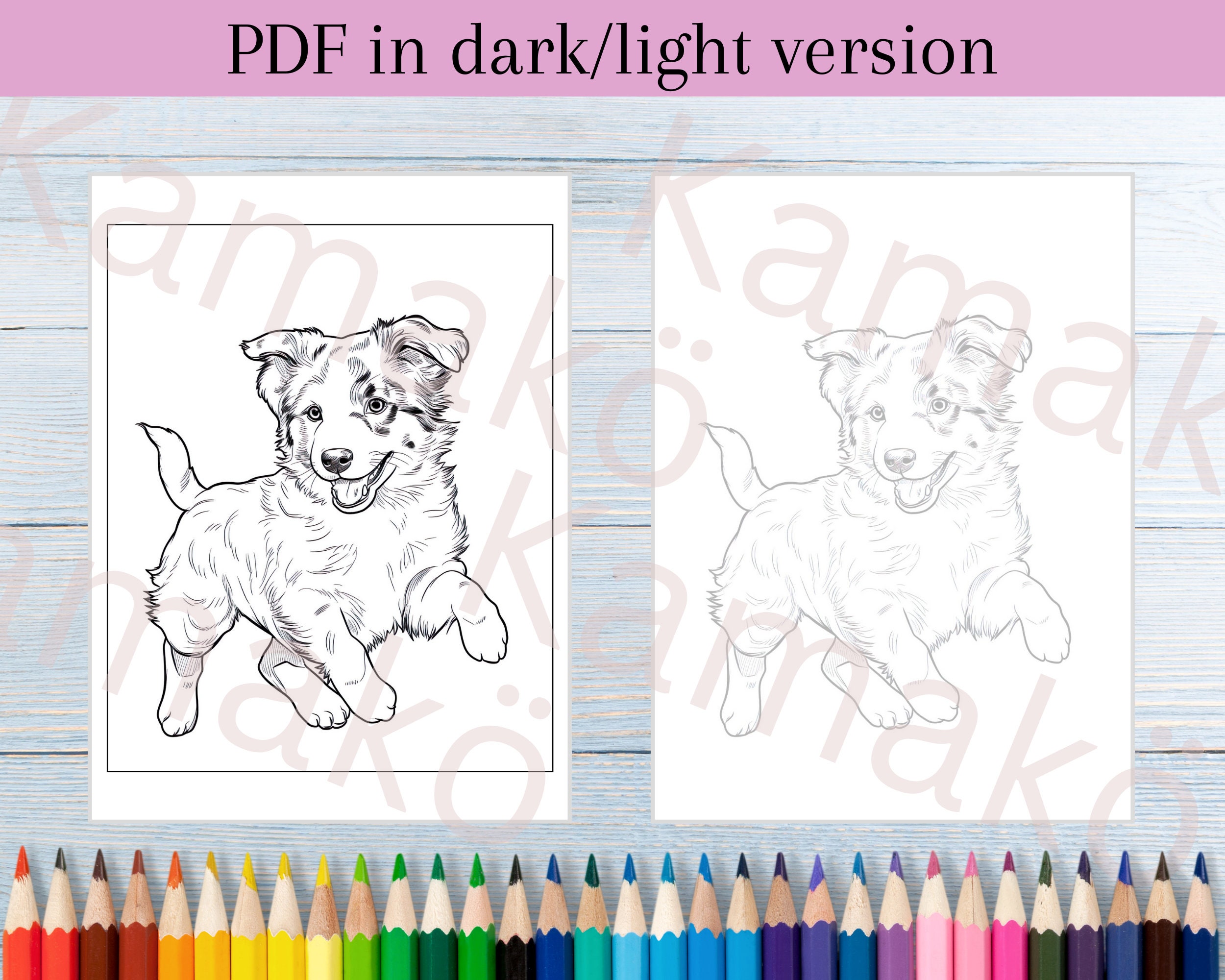 30 Cute Puppy Coloring Pages - Different Breeds, Corgie, Labrador ...