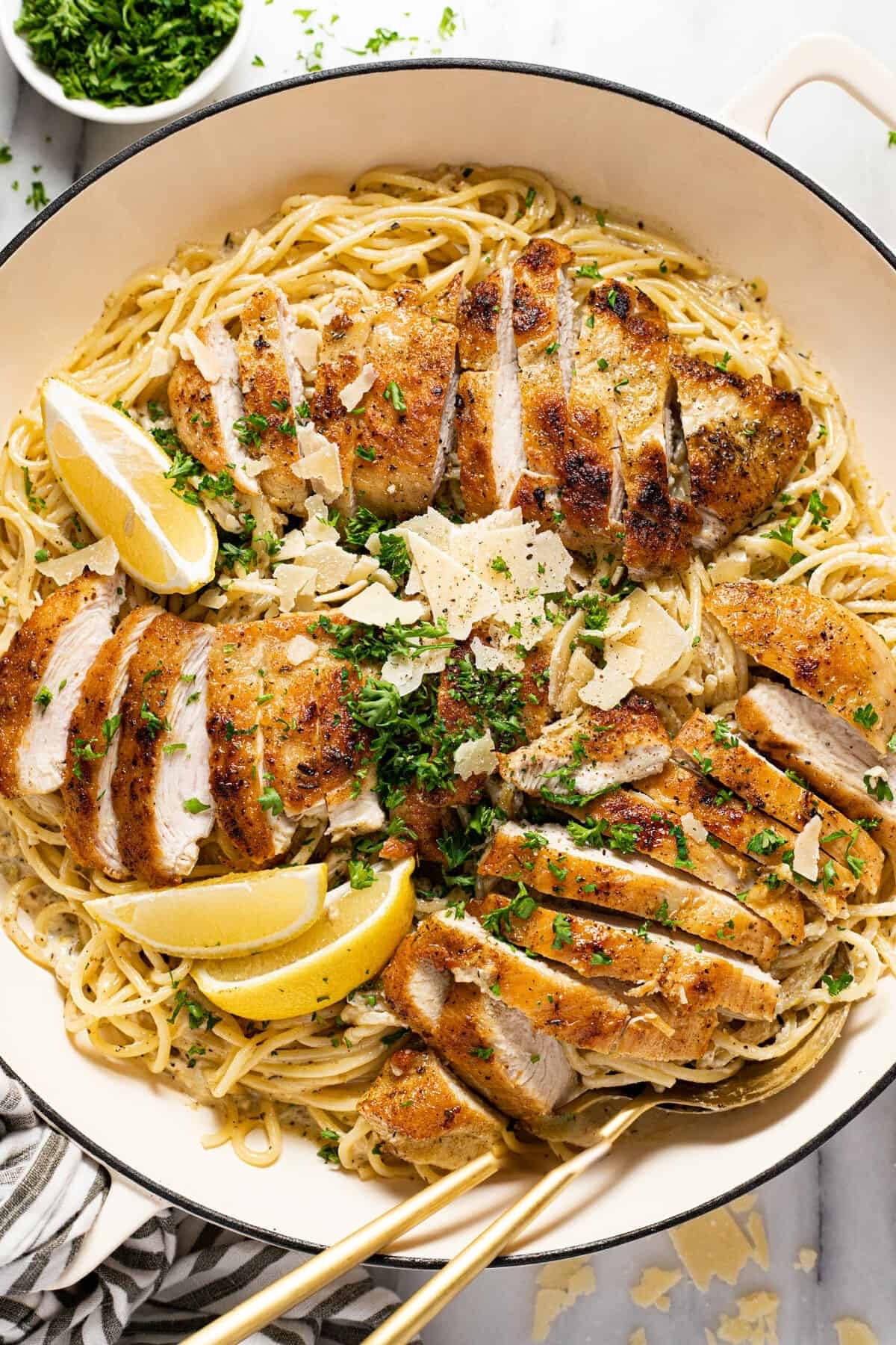 BEST Creamy Lemon Chicken Pasta, Tiktok Viral Chicken Pasta - Etsy