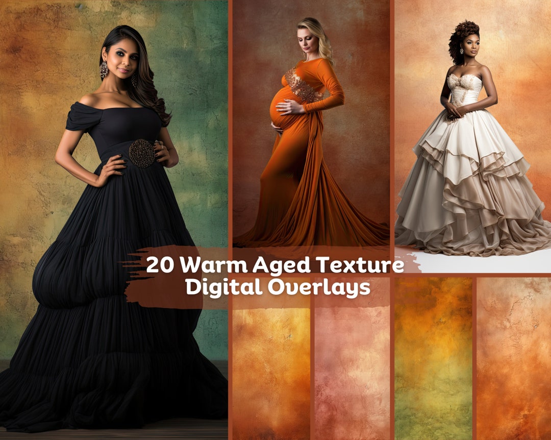 20 Warm Aged Texture Overlay, Digital Overlay Maternity, Fineart ...
