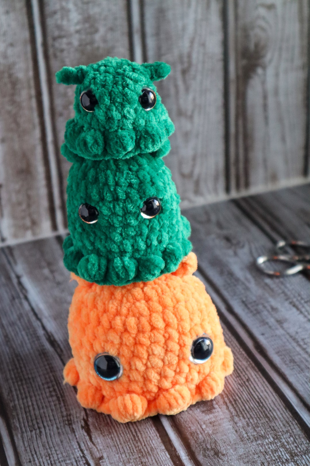 Crochet Brain Slug Family Plush - Etsy