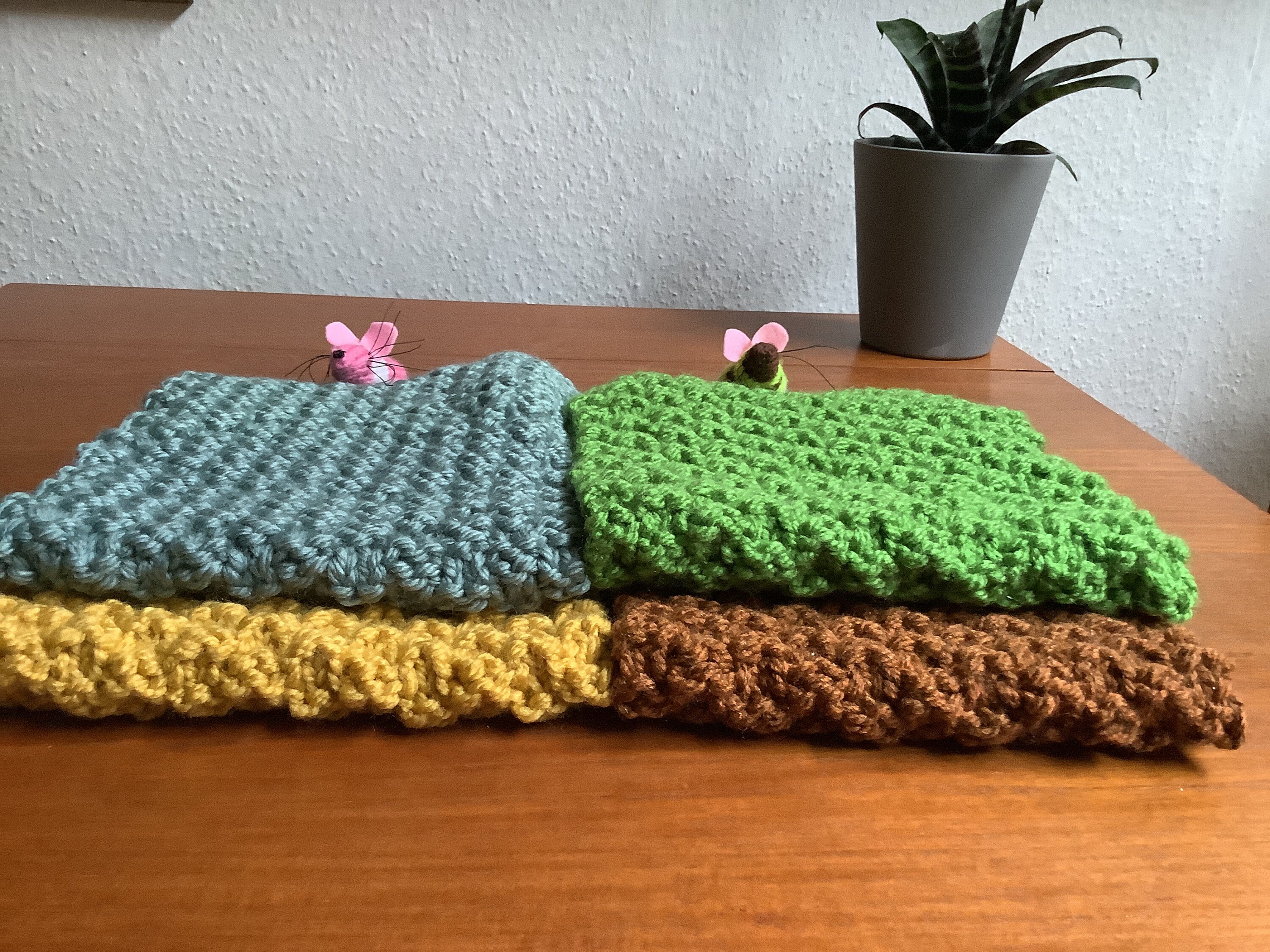 Hand Knitted Soft & Cosy Window Sill Cat Mat aporox. Size - Etsy