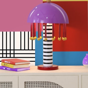 Memphis Style Statement Table Lamp or Desk Lamp reproduction - Etsy UK