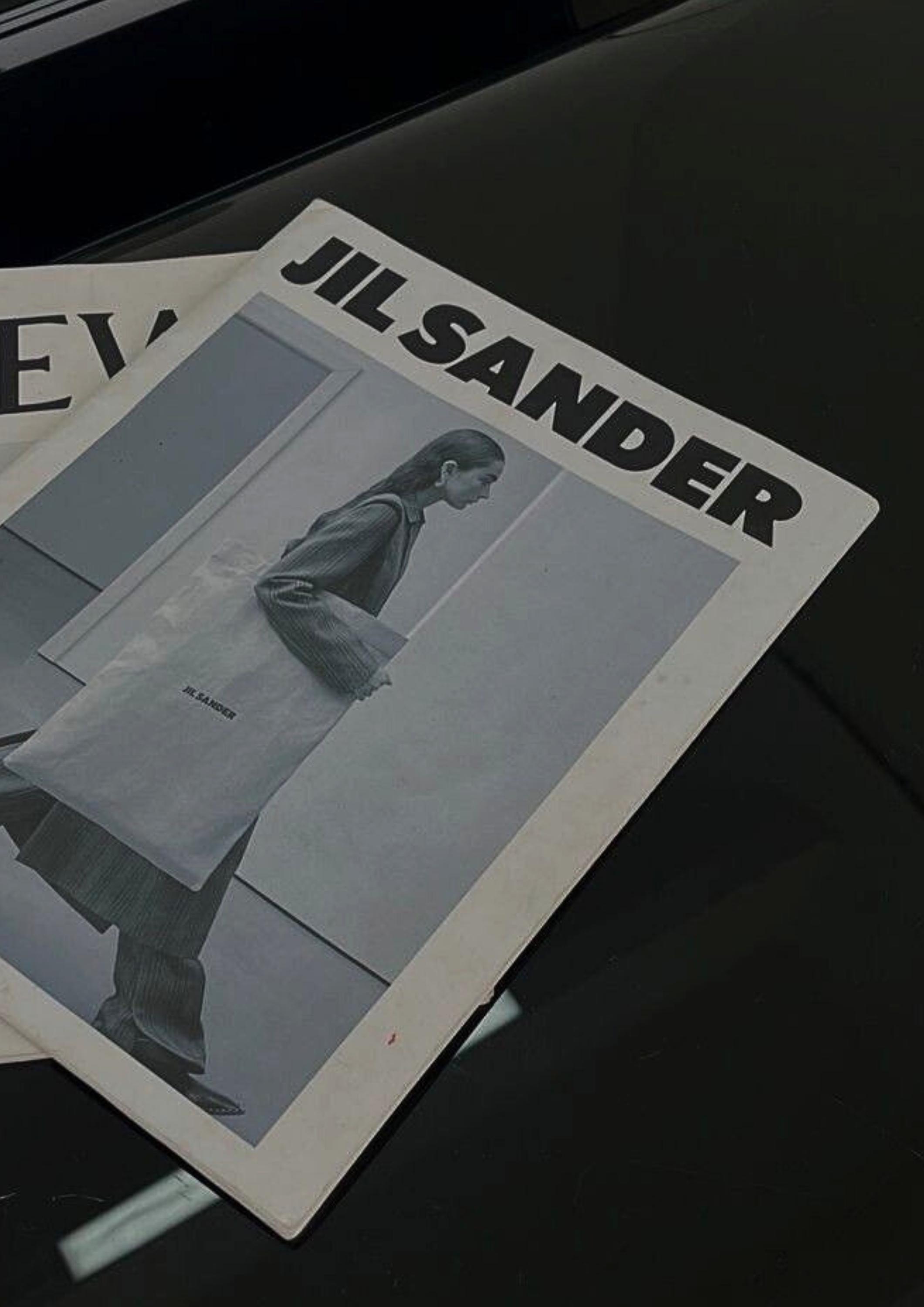JIL SANDER | Magazine | Book Cover | Aesthetic Book | Minimalist Book ...