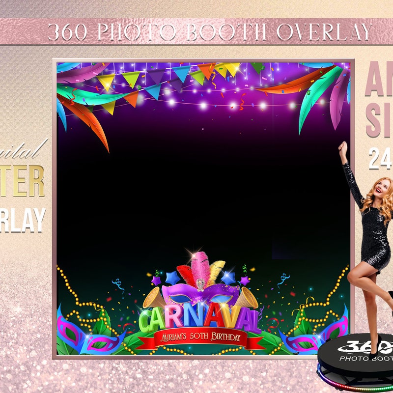 360 Masquerade Overlay - Etsy