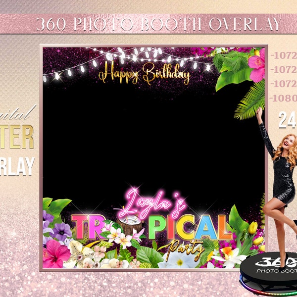 Tropical Photo Booth - Etsy