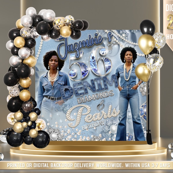 Denim Backdrop - Etsy