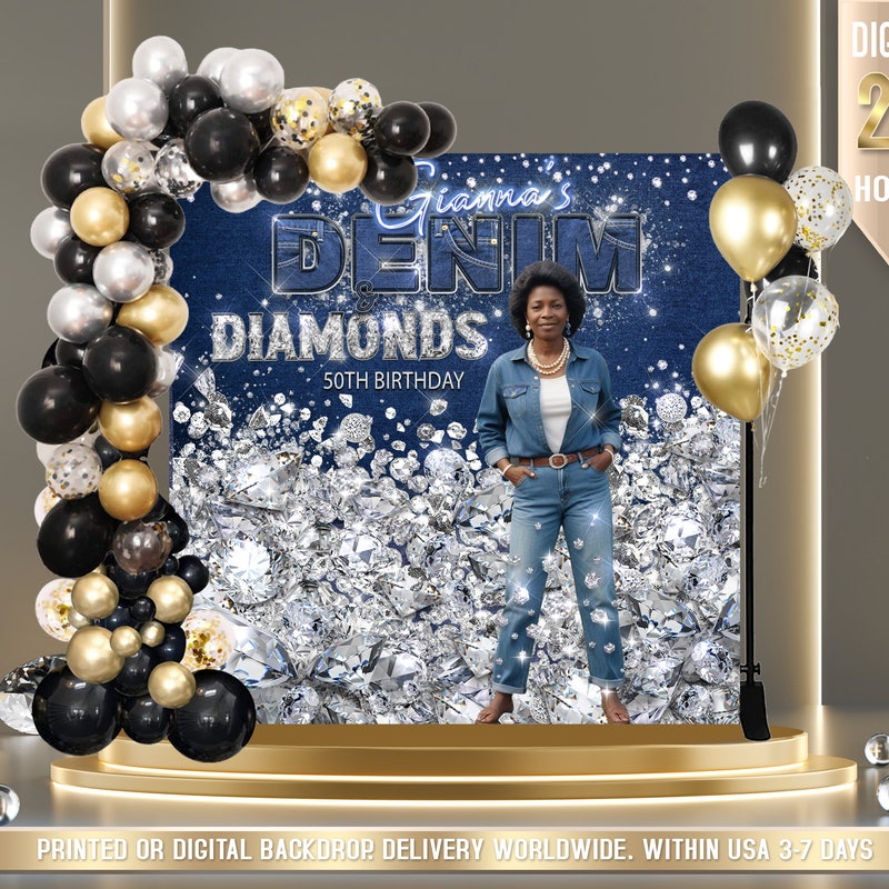 Denim and Diamonds - Etsy