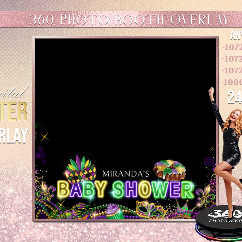 360 Masquerade Overlay - Etsy