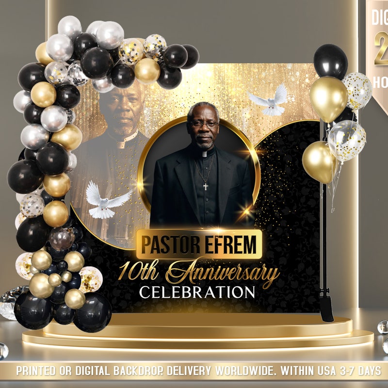 Pastor Appreciation Backdrop - Etsy