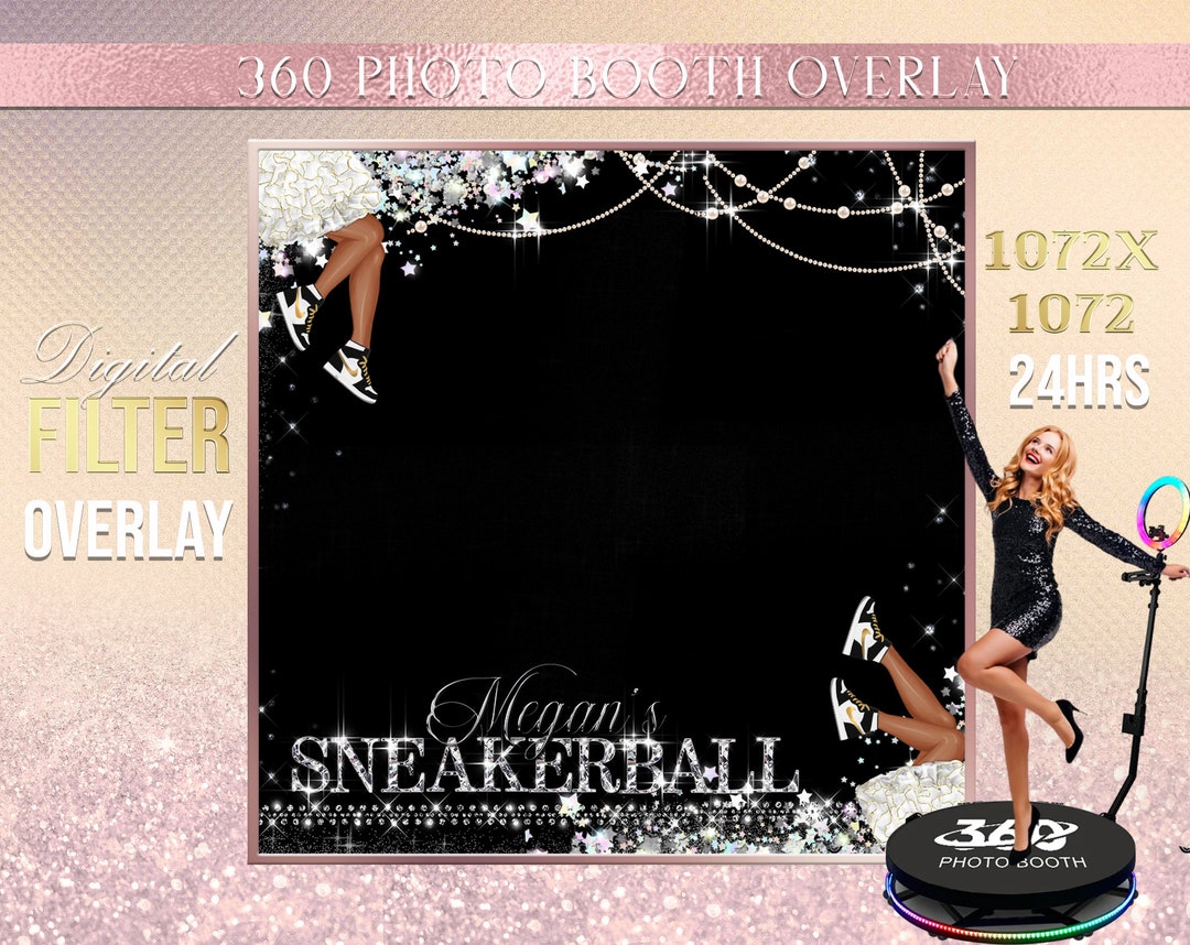 Sneakers Photo Booth Photo Template Birthday Party Sneaker - Etsy