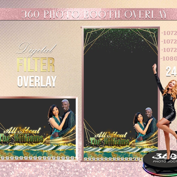 360 Photo Booth Overlay Anniversary - Etsy