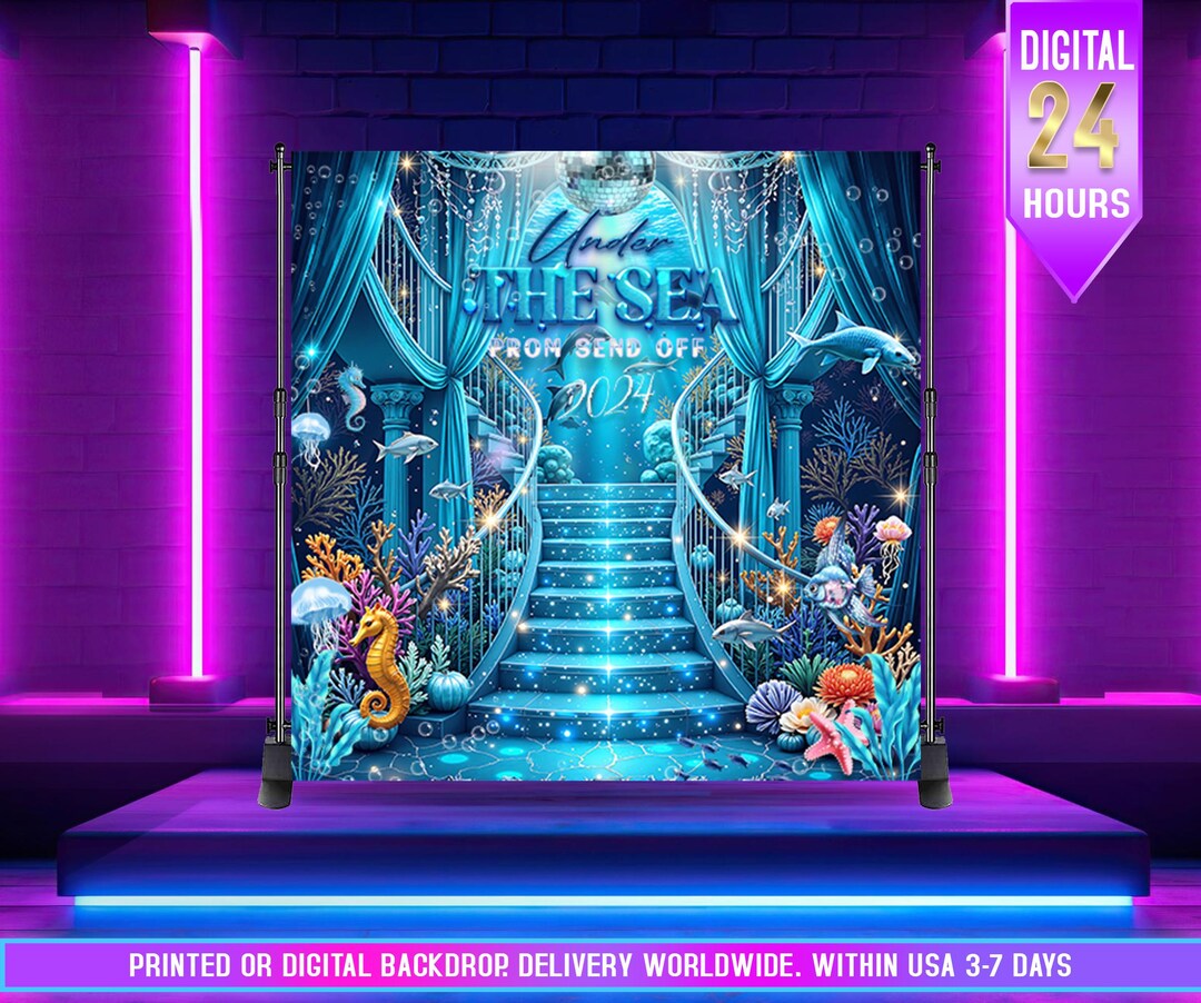 PRINTED or DIGITAL | Under the Sea Prom Graduation | Graduation ...