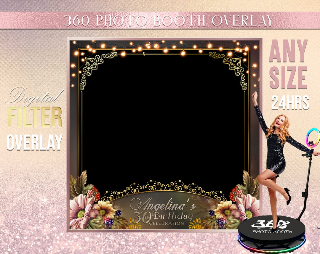 ANY Wording Back to School 360, School Template , Teacher Photo Booth ...