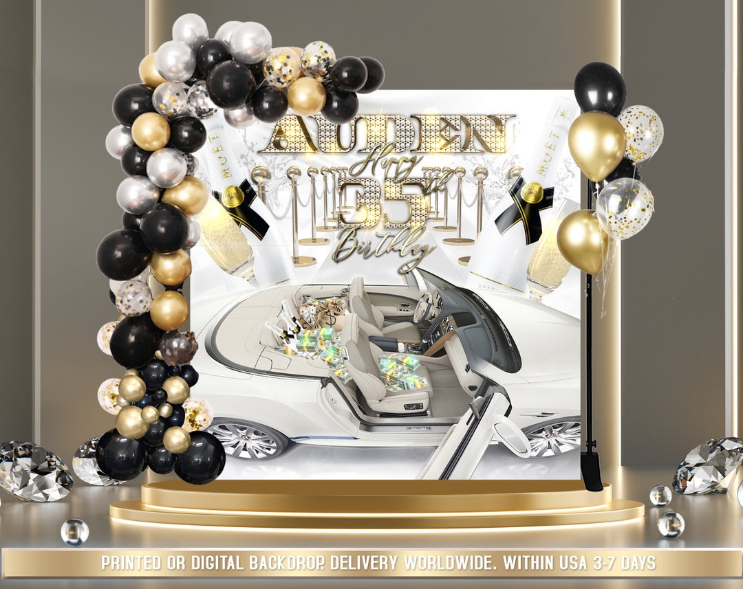 Money Backdrop| Dollar Bill Banner| Cash Birthday Backdrop| Cash ...