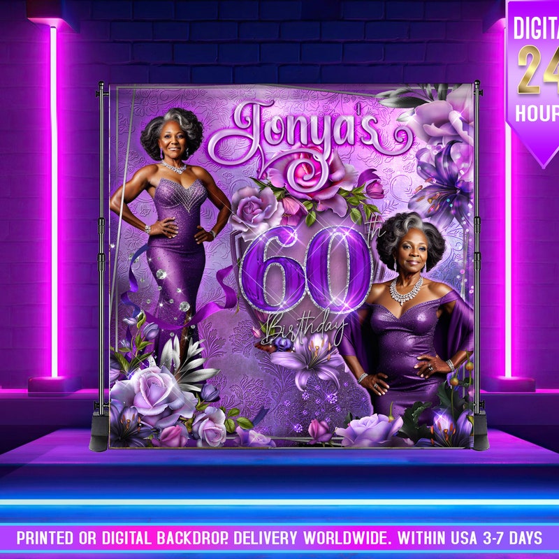 Purple Banner - Etsy