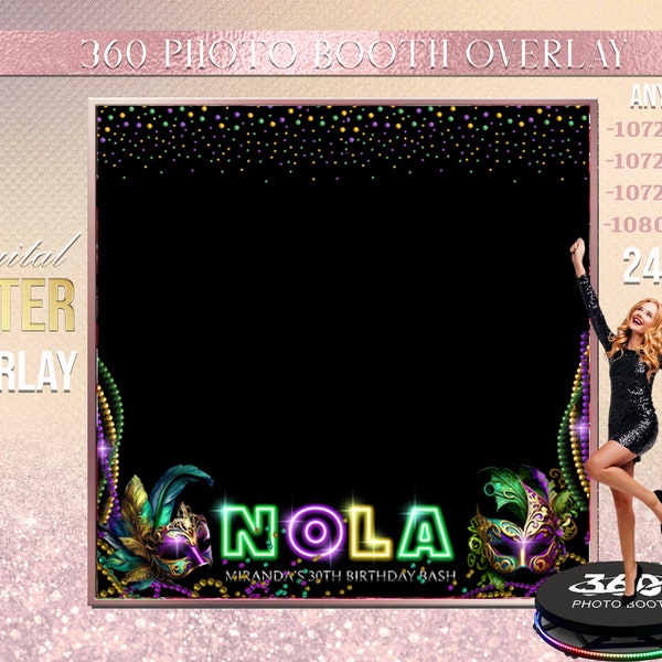 360 Masquerade Overlay - Etsy