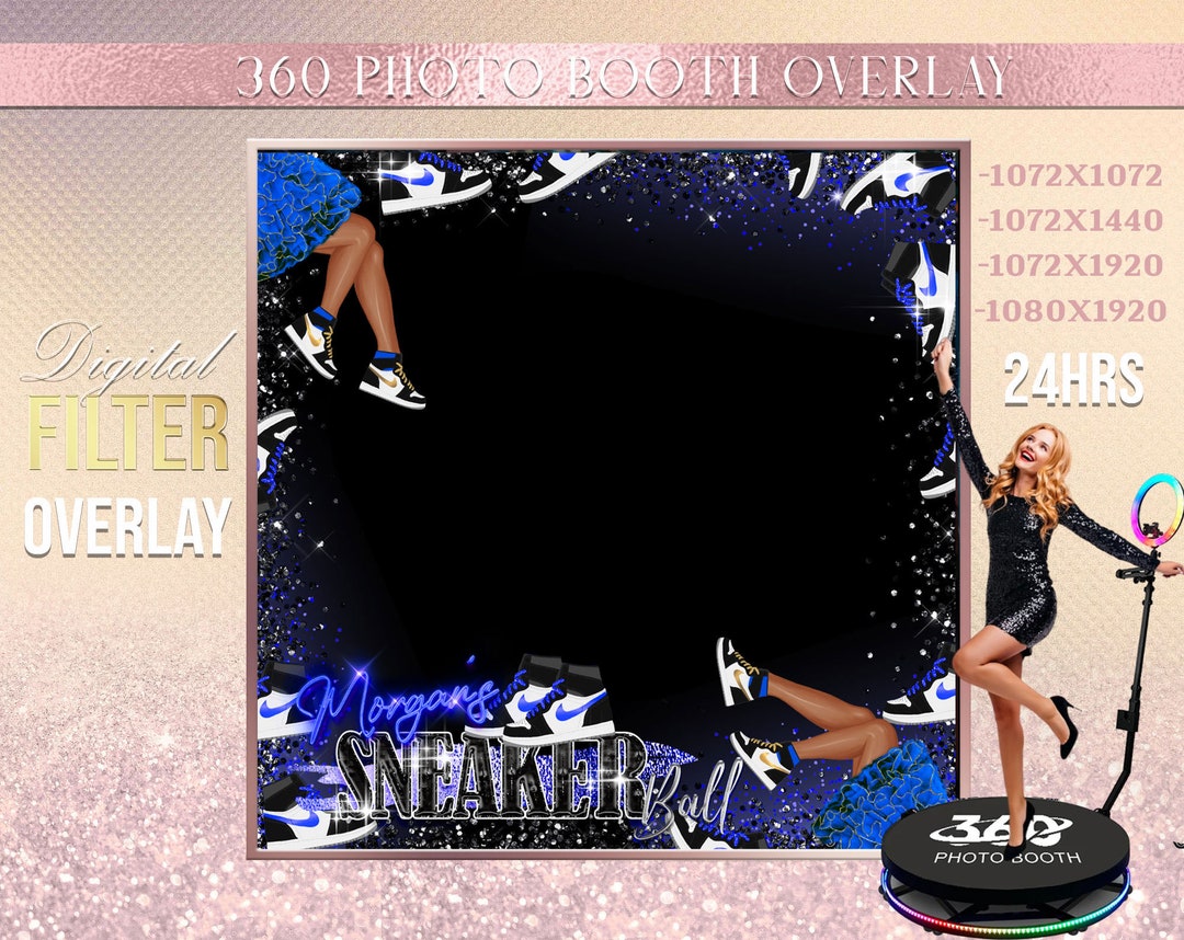 Sneakers Photo Booth Photo Template Birthday Party Sneaker Ball Photo ...