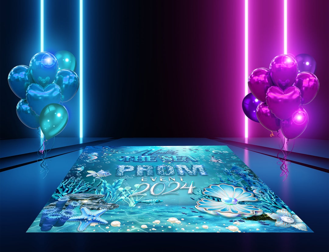 PRINTED or DIGITAL Under the Sea Prom 2024 Floor Decal | Deepnoceam ...