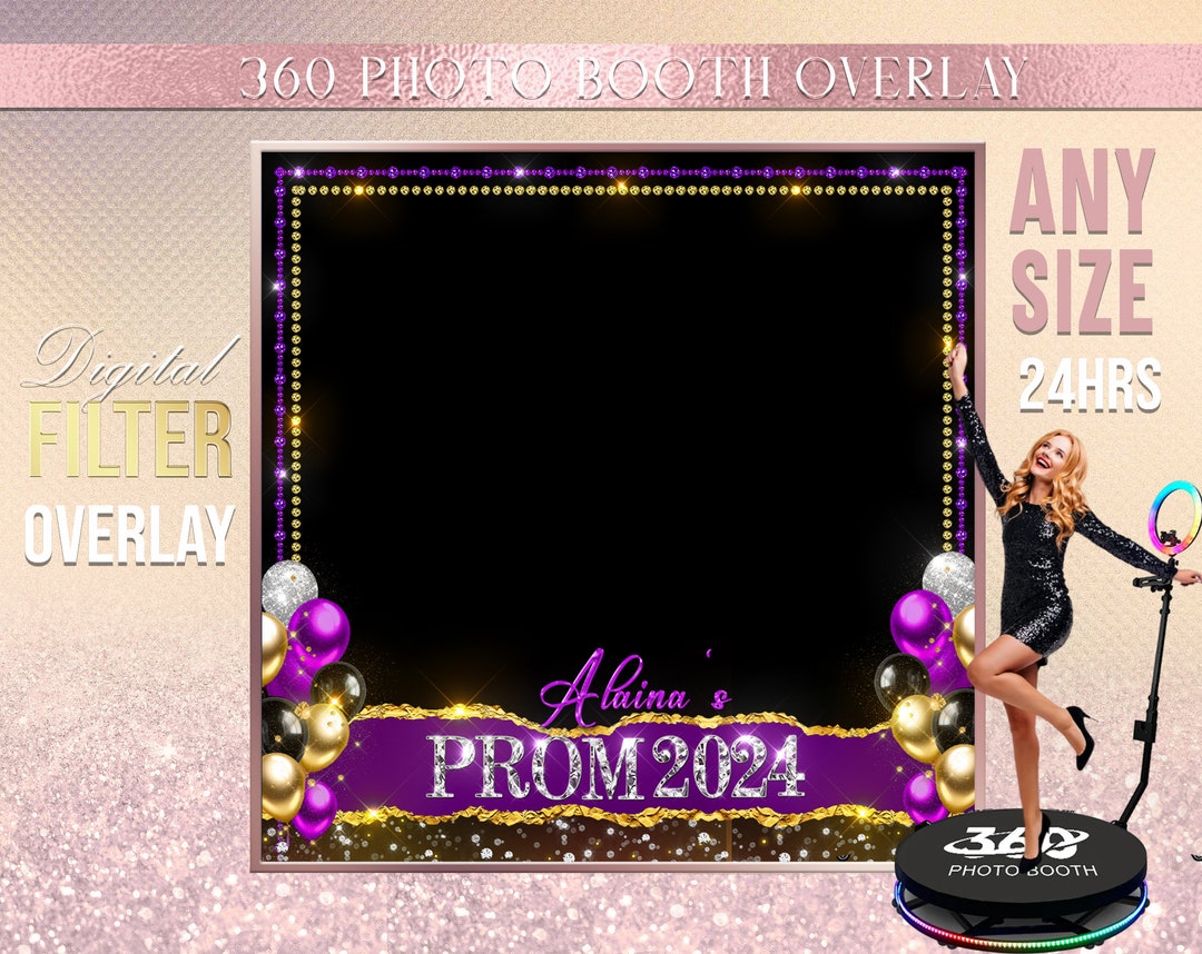 360 Overla Ball Prom Photo Booth Template,prom Ball Video Booth Overlay ...