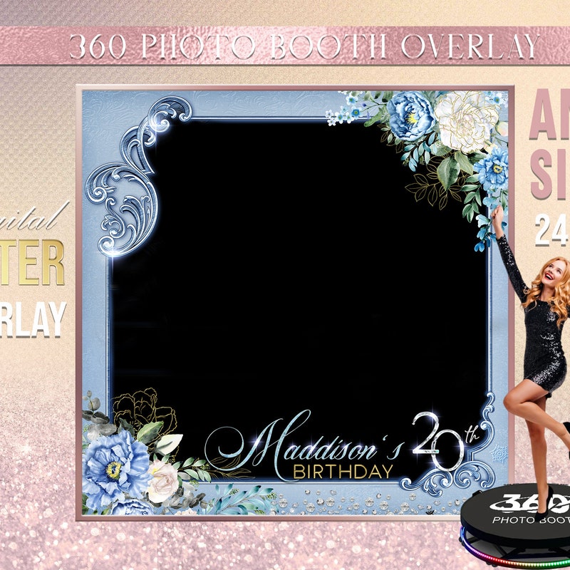 Birthday Overlay - Etsy