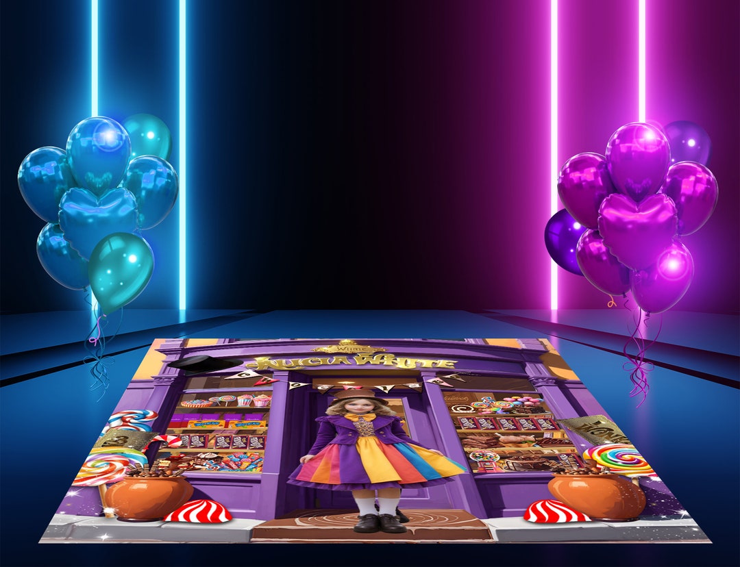 PRINTED or DIGITAL Chocolate Factory Floor Decal | Chocolate Floor ...