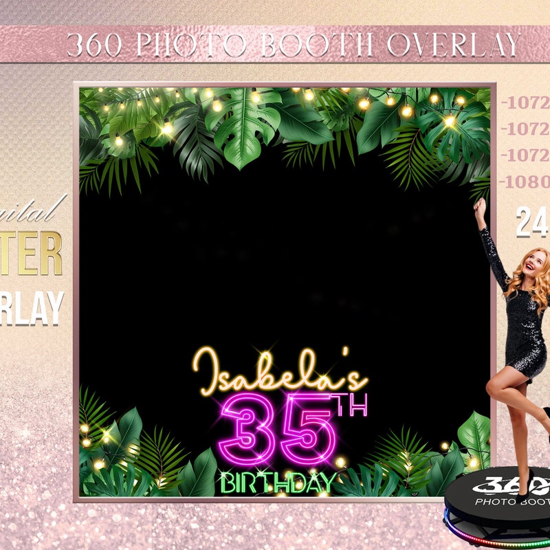 Tropical Photo Booth - Etsy