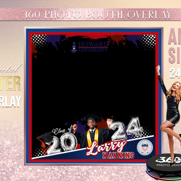 360 Photo Booth Graduation Overlay - Etsy