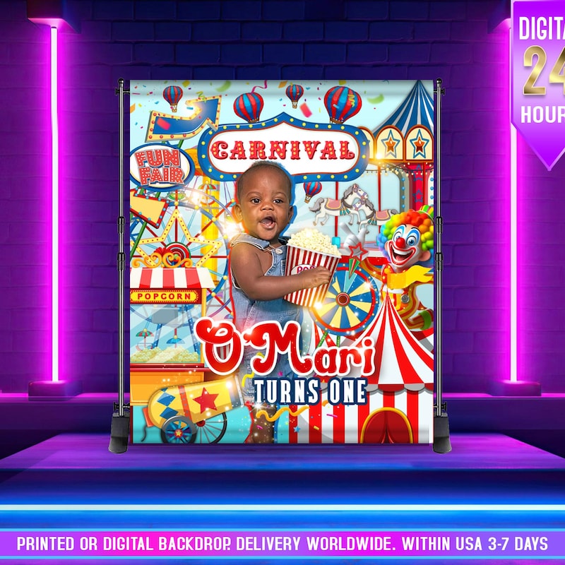 Carnival Backdrop - Etsy