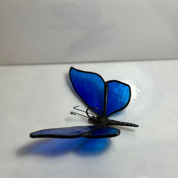 Blue Glass Butterfly - Etsy