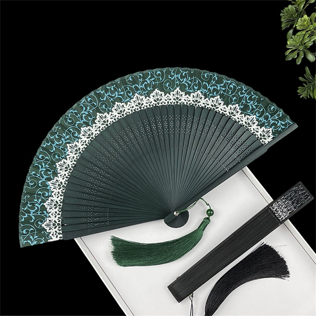 Mini Bamboo Hand Fan Chinese Handheld Folding Fans Summer - Etsy