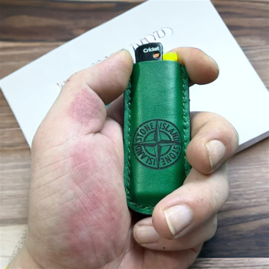 Vintage Lighter Cover, Leather Lighter Cover, Leather Pattern, Leather ...