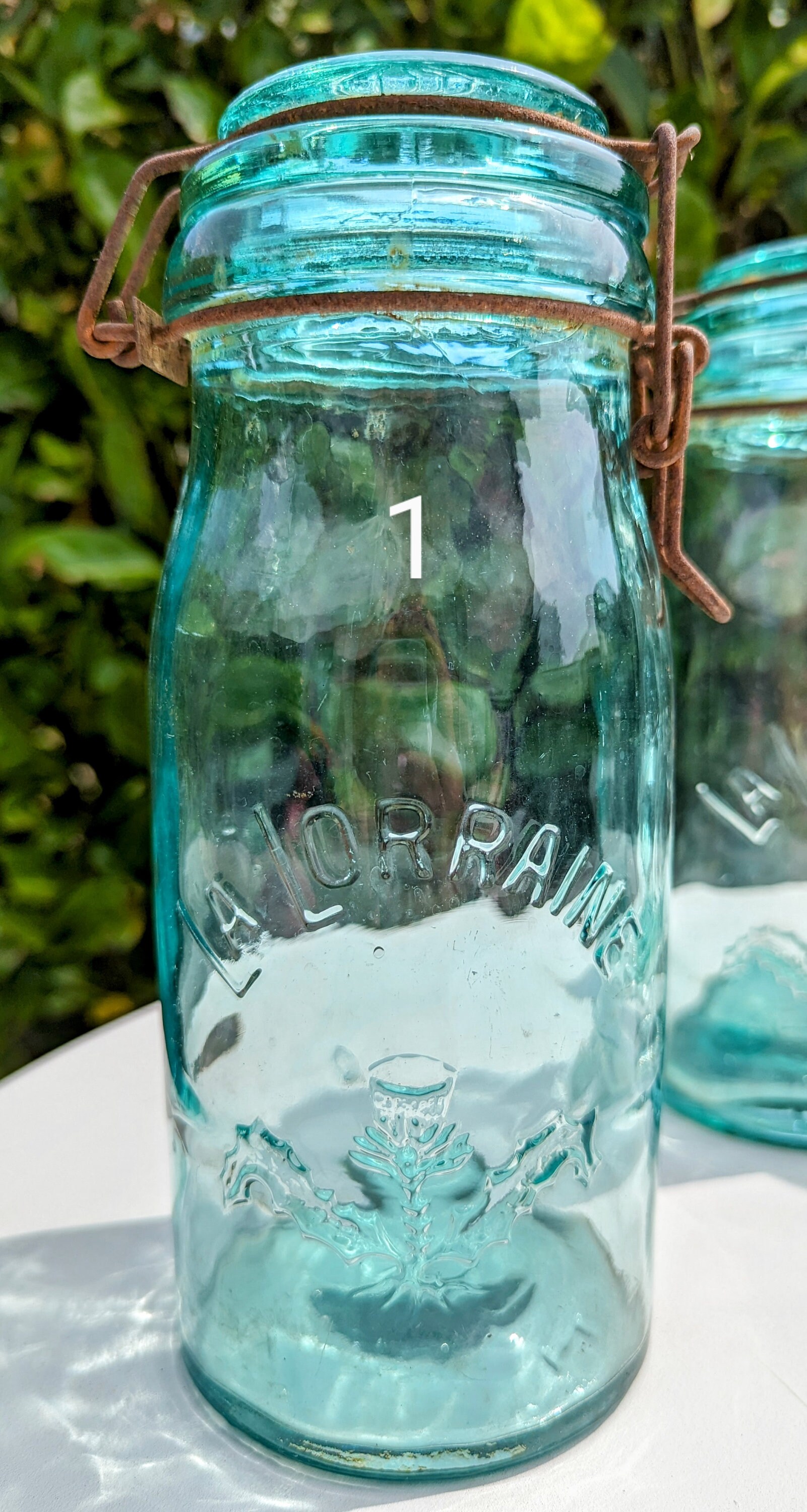 La Lorraine 1 Liter Light Green Jars - Etsy